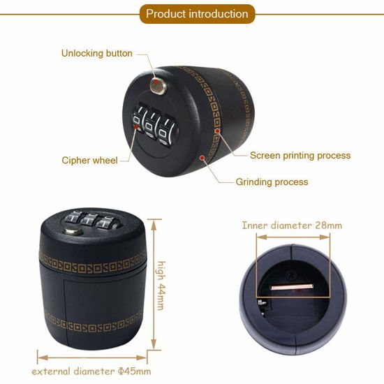 JJMall, don't pay more, save online.. Combination Wine Lock Vintage ...